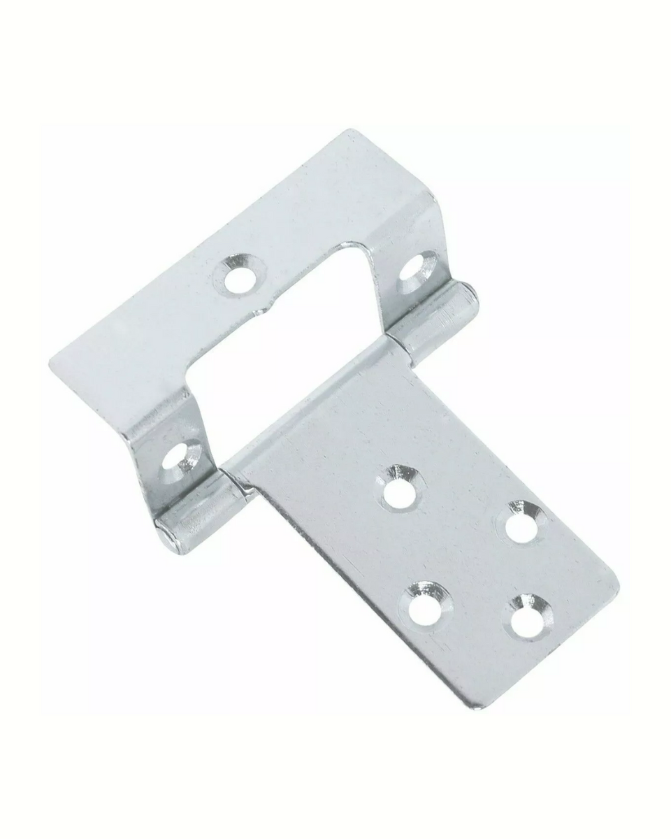 Cranked Flush Hinge – Electro Brass & Bright Zinc Plated Cabinet Hinge ...
