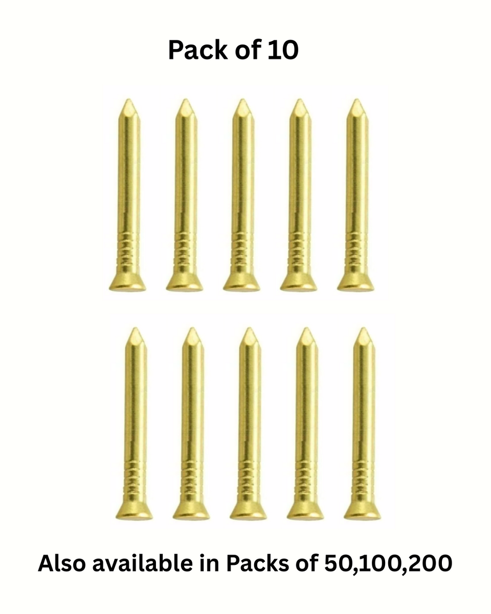 Solid Brass Nails – Decorative Brass Pins for Carpentry, Upholstery, F ...