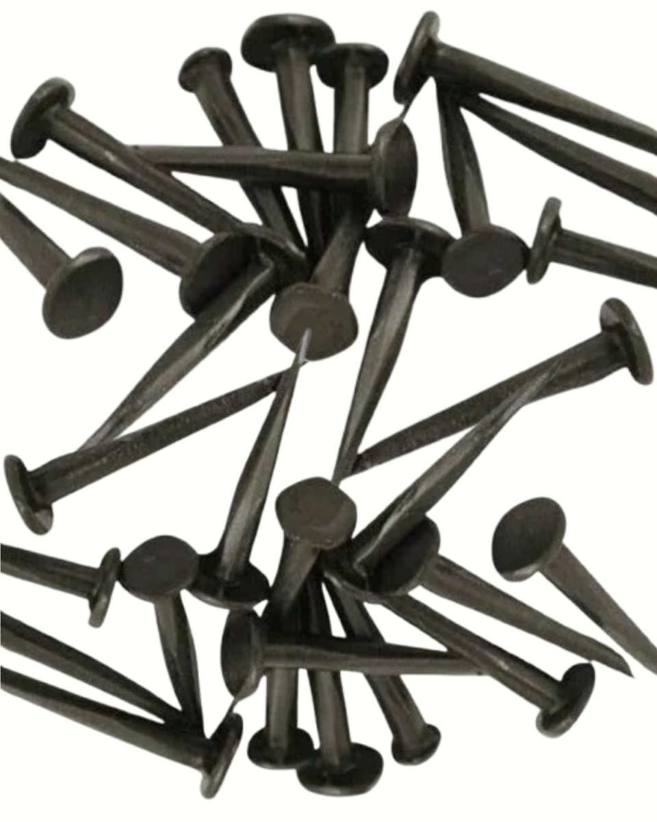 Tack Nails - Round Head Upholstery – Black & Zinc Plated (10mm, 13mm ...