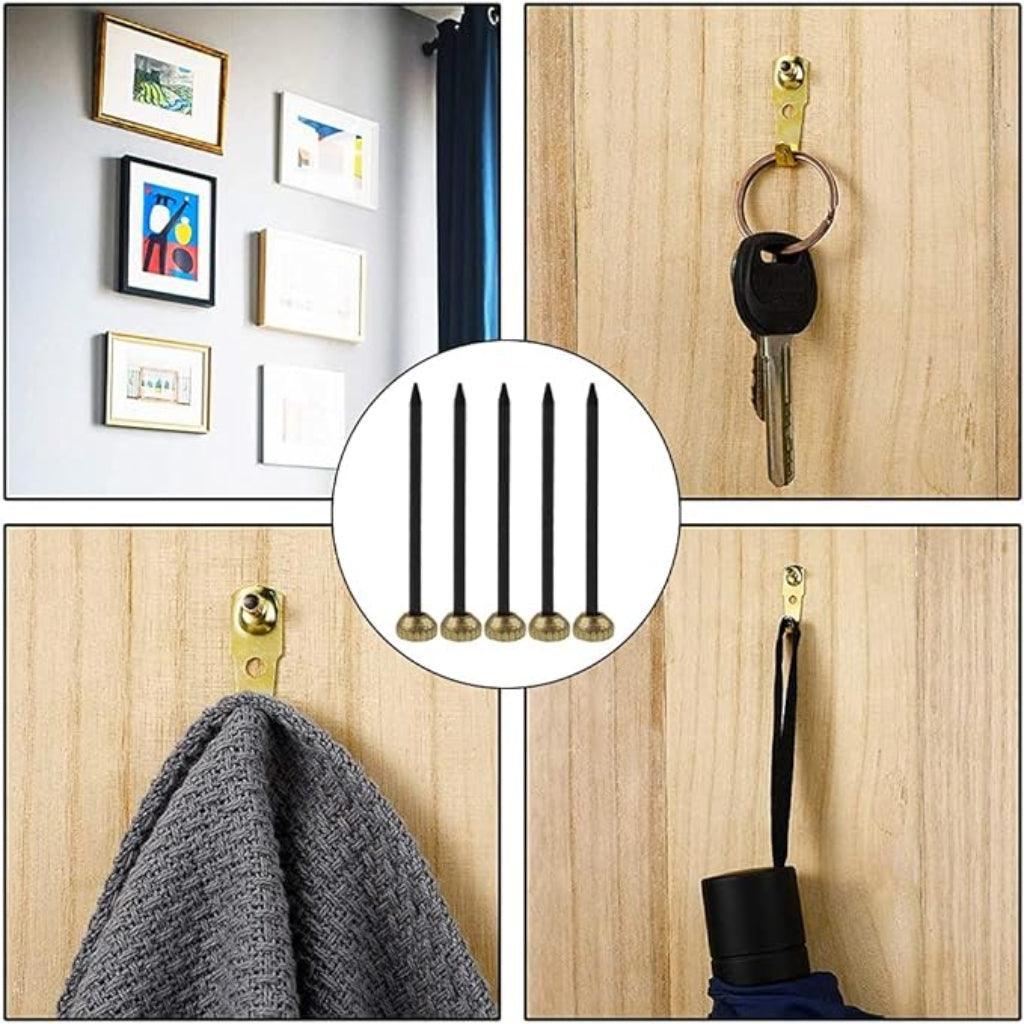 Brass Headed Picture Pins – 10/20/50/100 – Sisi UK Ltd