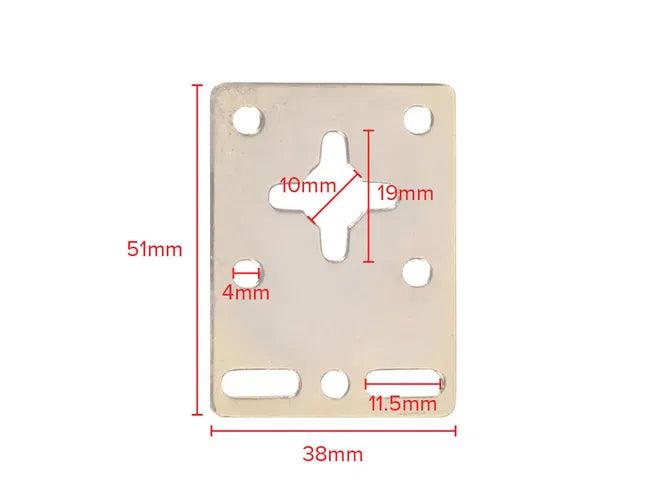 Universal Mirror Plates - Brass Plated | Heavy-Duty Mirror Hanging Bra ...