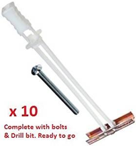 M6 Snap Toggle Fixings – Heavy Duty Plasterboard Anchors for TV ...